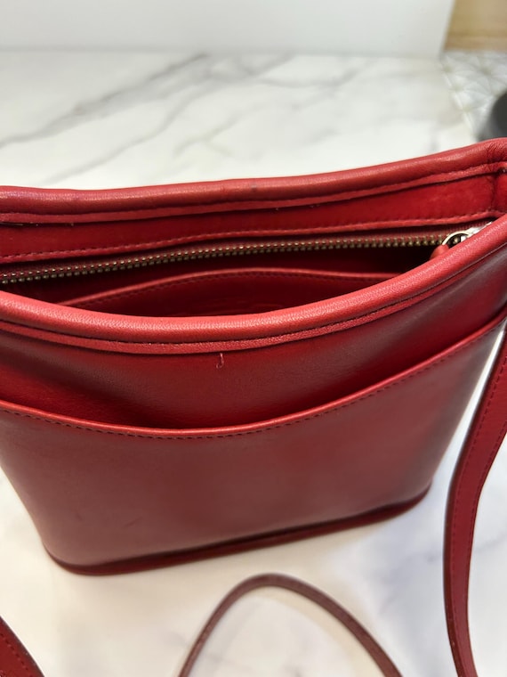 Vintage Coach Red Mambo Crossbody Bag 9062 - Gem