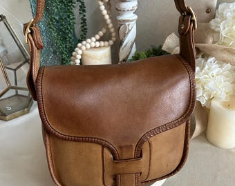 1970s Coach Bonnie Cashin Watermelon Satchel Bone Leather 1970s Coach Bonnie Cashin Watermelon Satchel Bone Leather