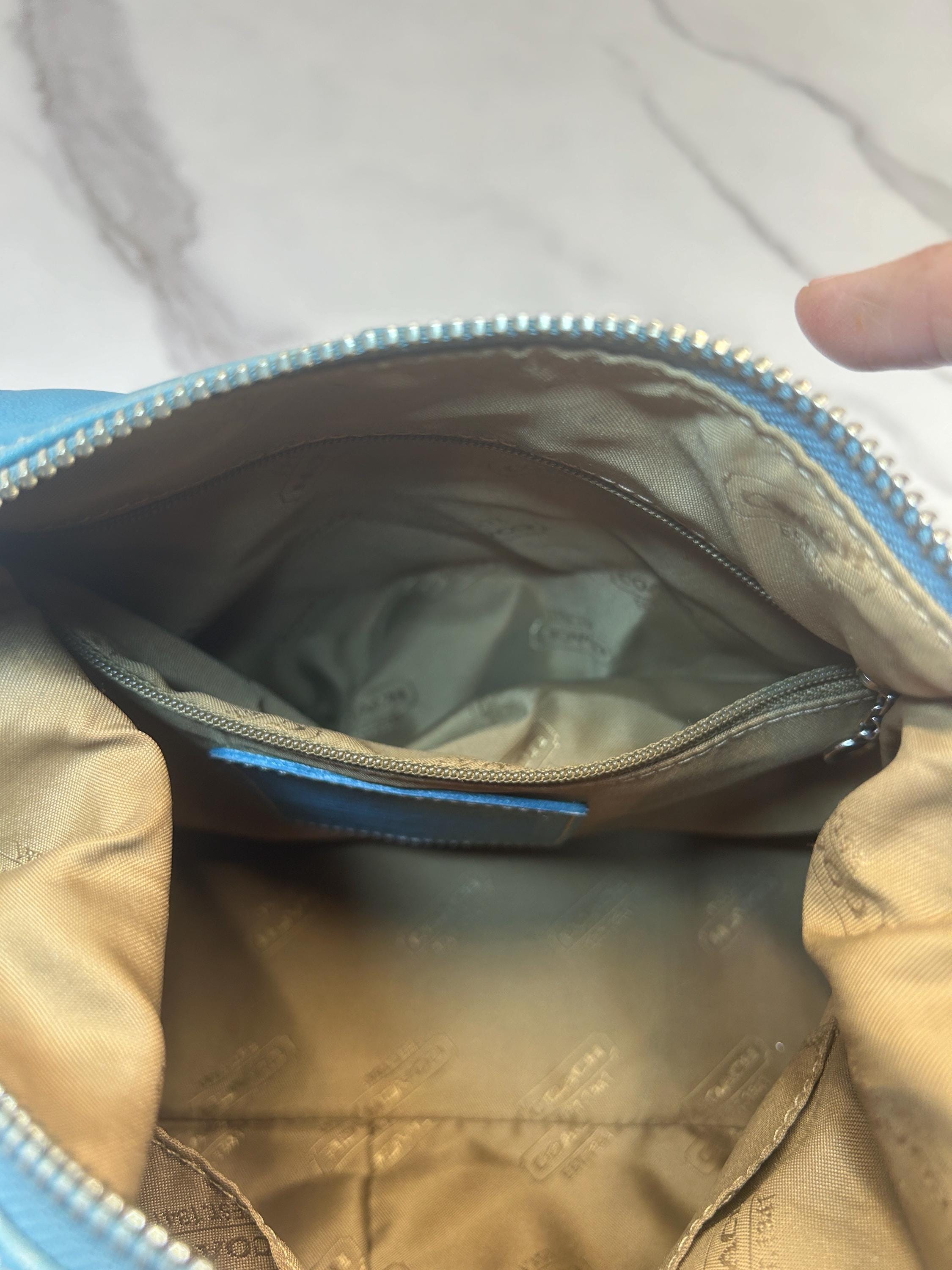 Coach Glacier Blue Legacy Hobo Shoulder Bag 9566 - Etsy