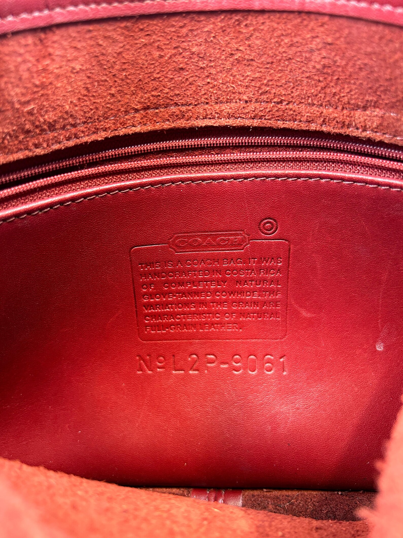 Coach Vintage Red Rambler Legacy Bag 9061 Brass Hardware - Etsy