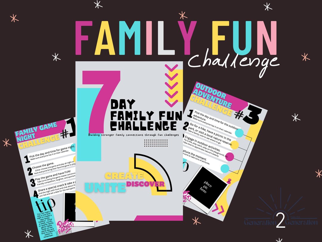 Family Fun Challenge - Etsy