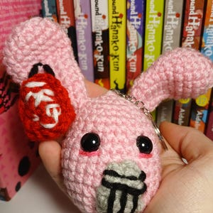 Hanako-kun Crochet Keychain: Anime Inspired Acrylic Yarn Keychain - Etsy