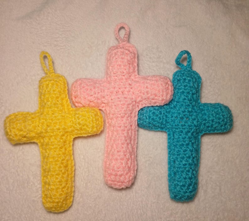 Christian Crochet Cross - Etsy