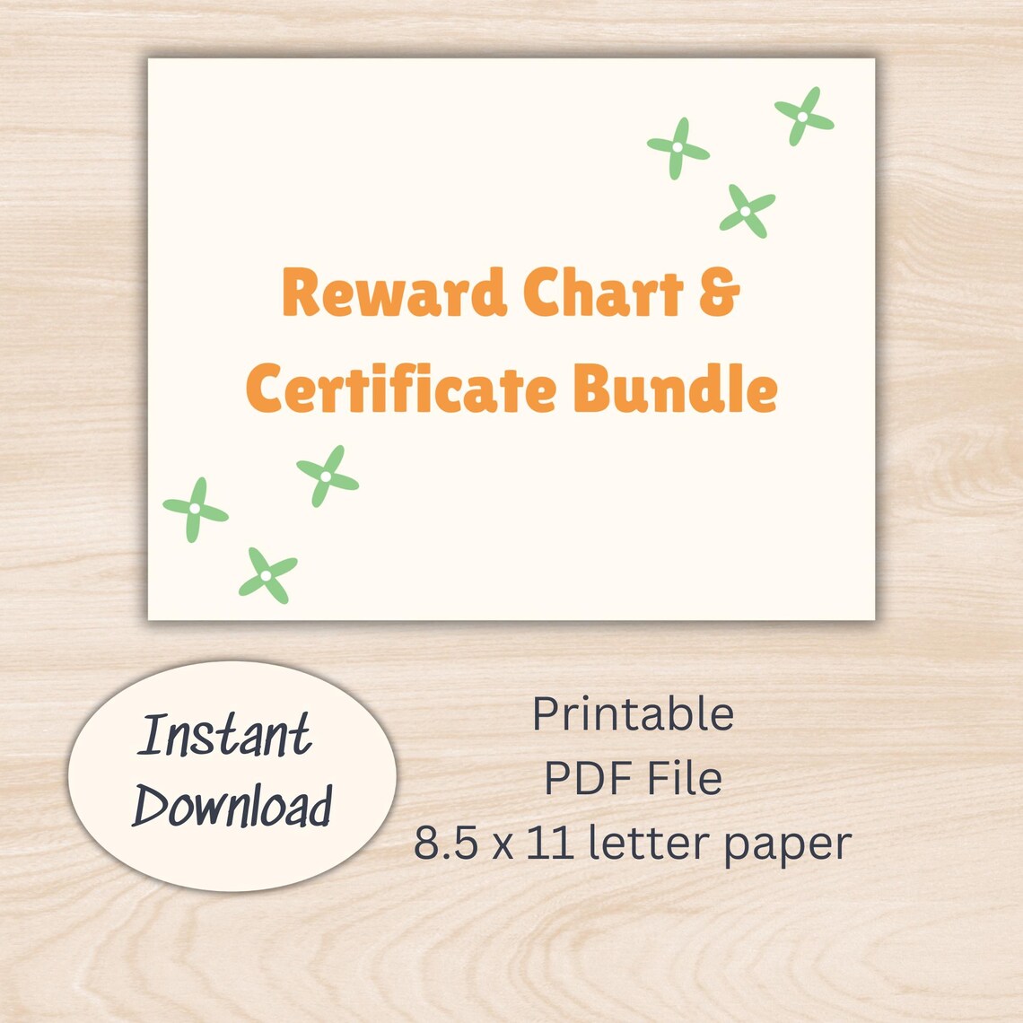 Monster Reward Chart & Certificate Set (digital Download) - Etsy