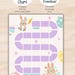 Bunny-themed Kids Reward Chart | Printable Behavior Chart | Spring Star ...