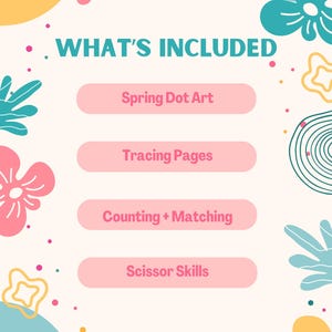 Spring Activity Bundle Printable Activity Sheet Flowers Party Coloring ...