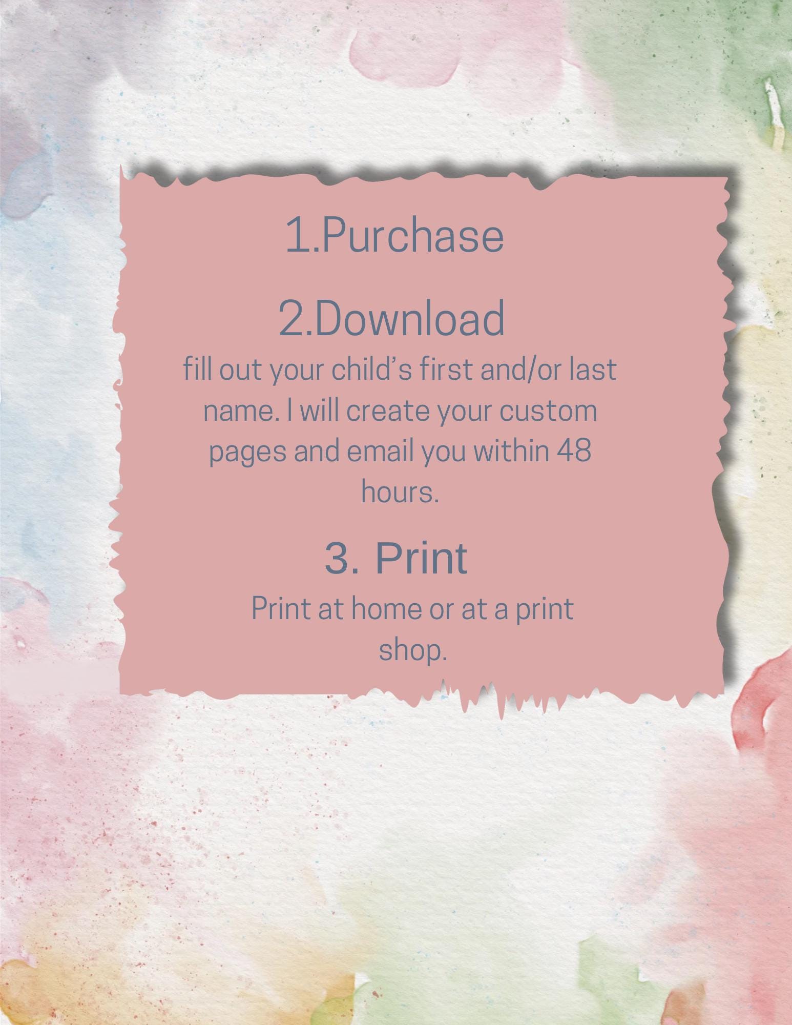 Custom Unicorn Name Tracing Bundle Handwriting Practice Personalized ...