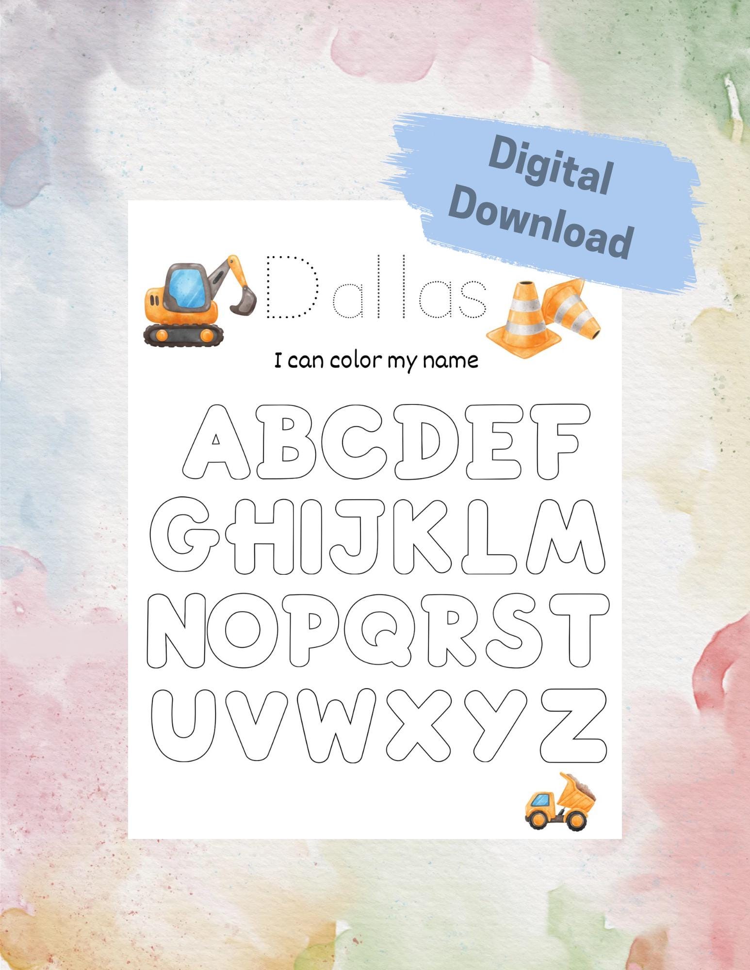 Custom Name Tracing Worksheet Handwriting Practice Personalized Name ...