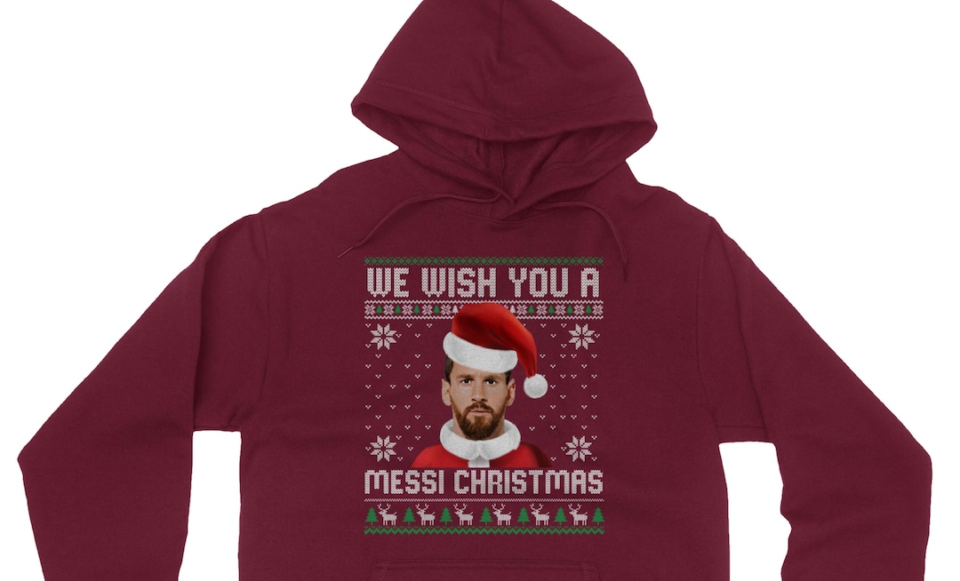 We Wish You a Messi Christmas - Funny Messi Reference Merry Xmas ...