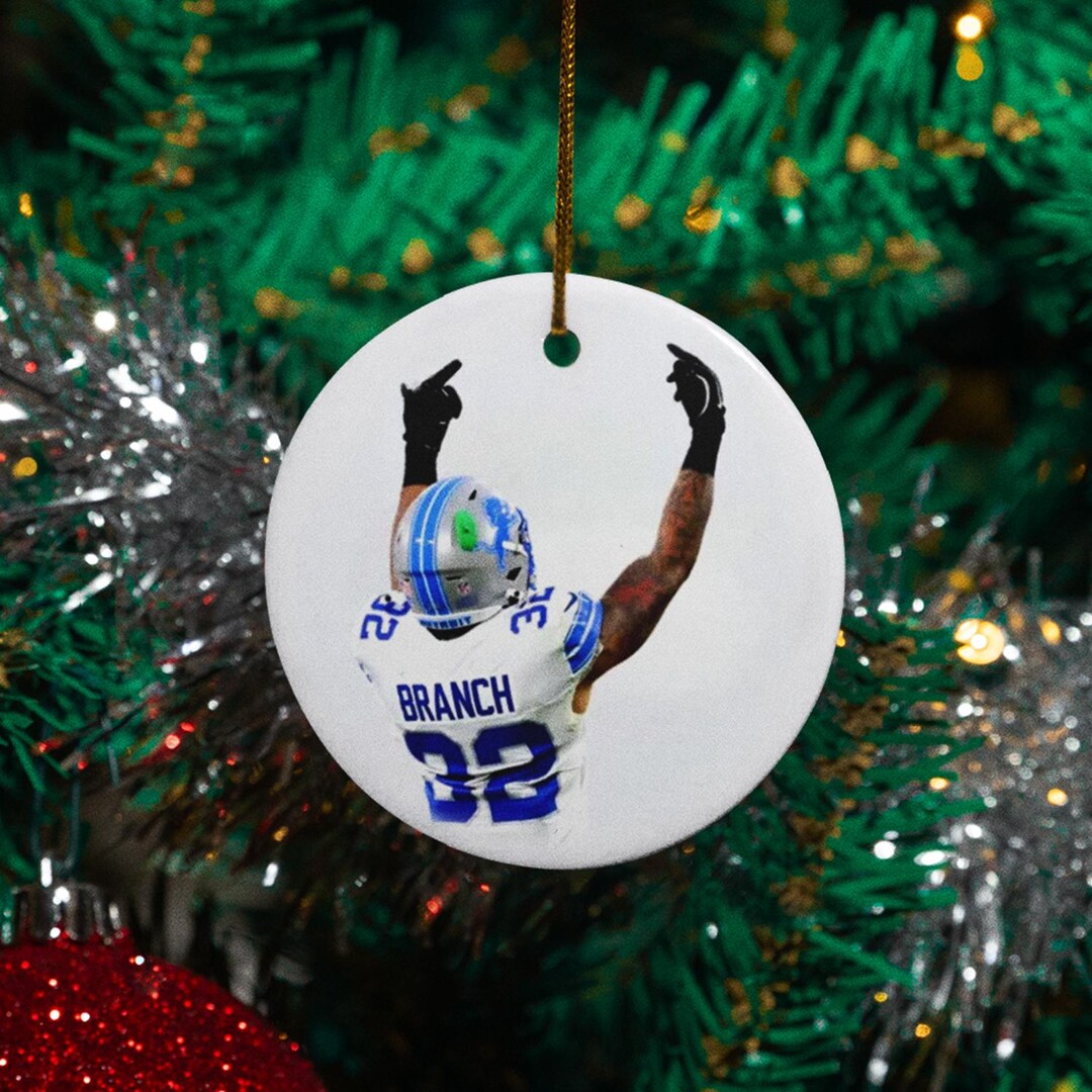 Brian Branch Middle Finger Ornament: Football Fan Ceramic Keepsake - Etsy