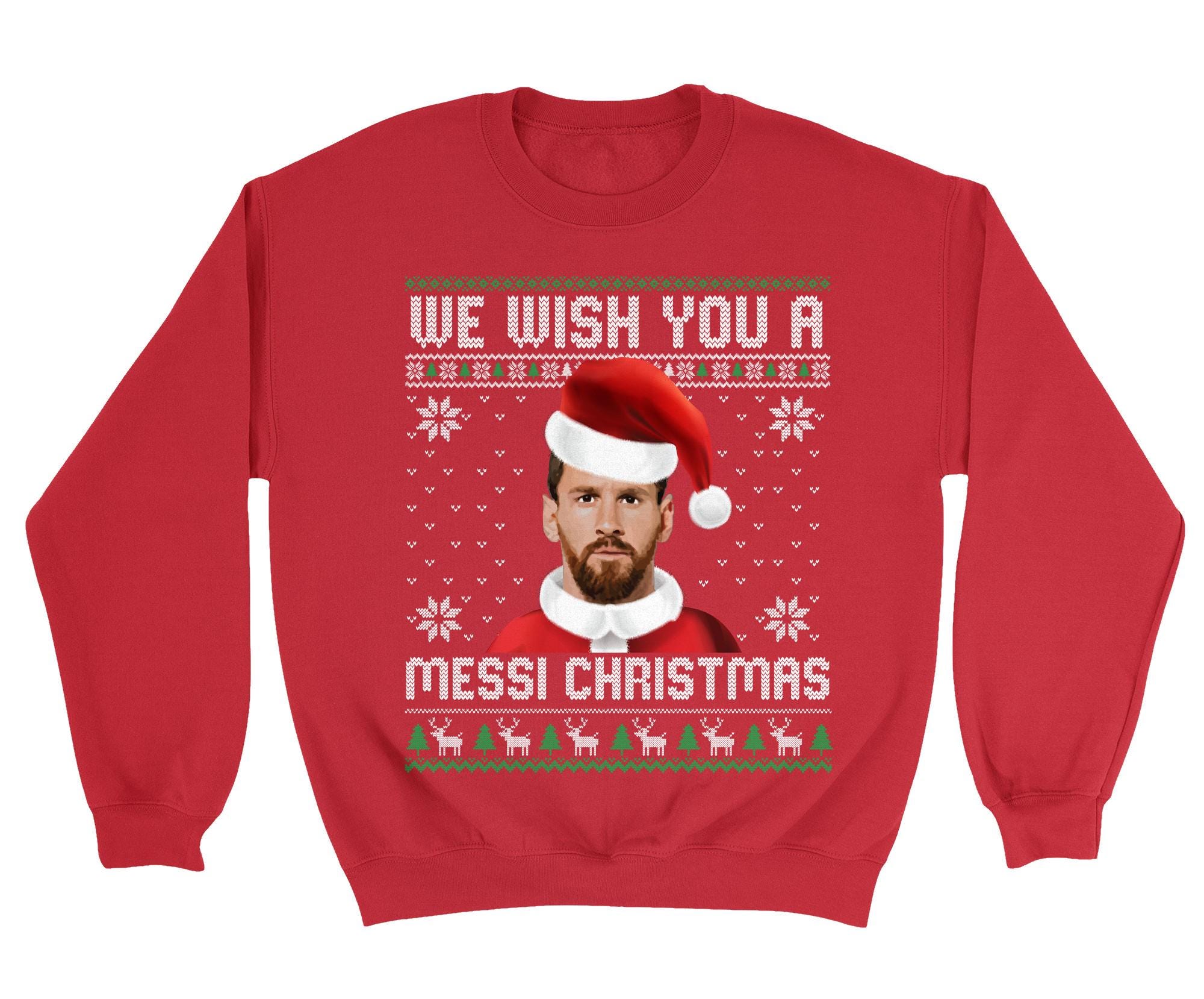 We Wish You a Messi Christmas - Funny Messi Reference Merry Xmas ...