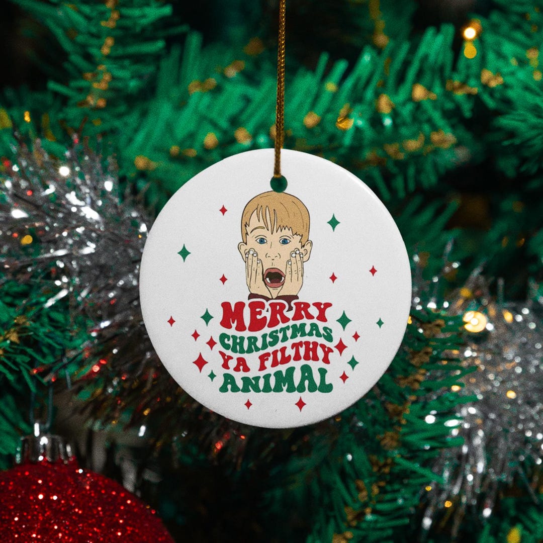 Home Alone - 'merry Christmas Ya Filthy Animal' Quote Design - Unique ...