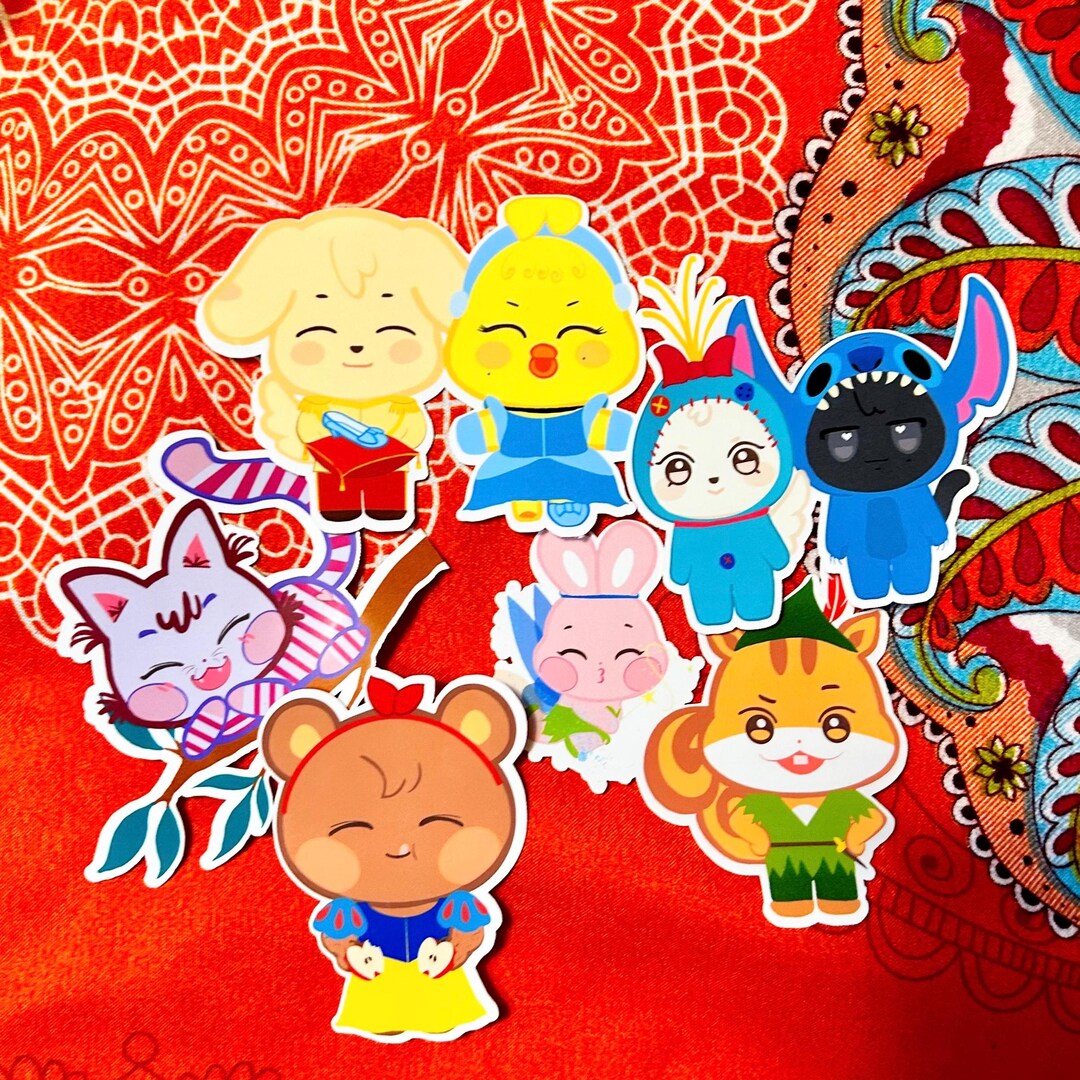 Ateez Aniteez Fairytales Sticker- Cute Kpop Vinyl Sticker- Ateez ...