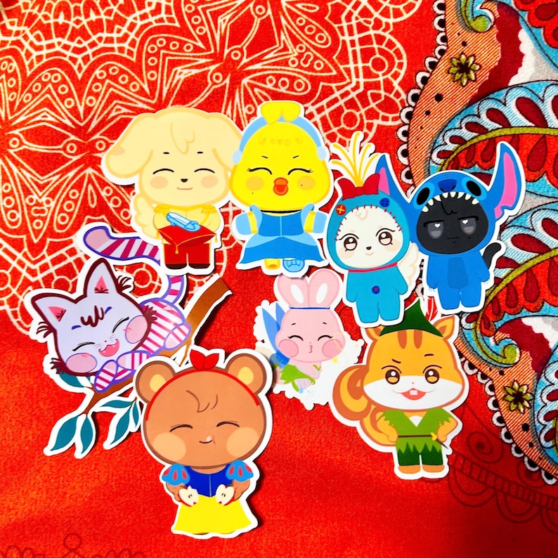 Ateez Aniteez Fairytales Sticker- Cute Kpop Vinyl Sticker- Ateez ...