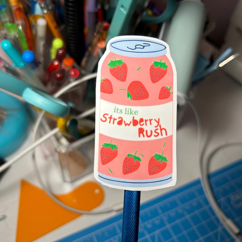Chuu Strawberry Rush Vinyl Sticker – Kpop Orbit Gift - Etsy