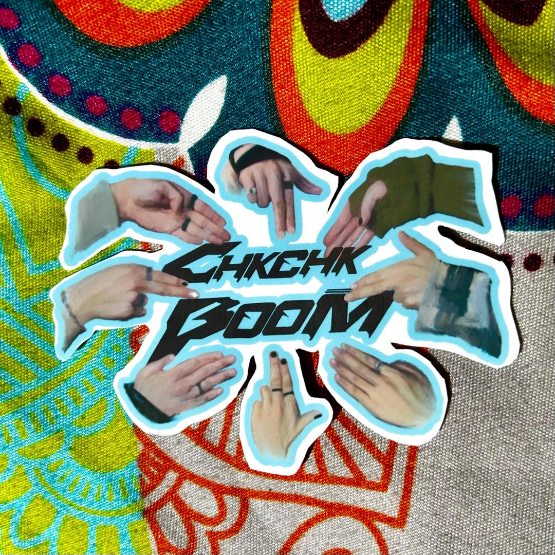 Stray Kids Chk Chk Boom Hand Sticker- Bold Kpop Vinyl Decal - Skz Merch ...