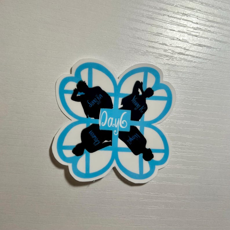 Day6 Fourever Member Sticker- Bright Kpop Band Vinyl Sticker Gift for ...