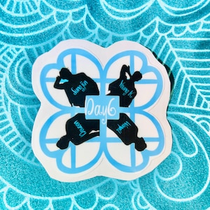 Day6 Fourever Member Sticker- Bright Kpop Band Vinyl Sticker Gift for ...