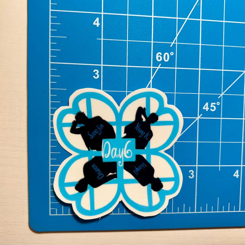 Day6 Fourever Member Sticker- Bright Kpop Band Vinyl Sticker Gift for ...