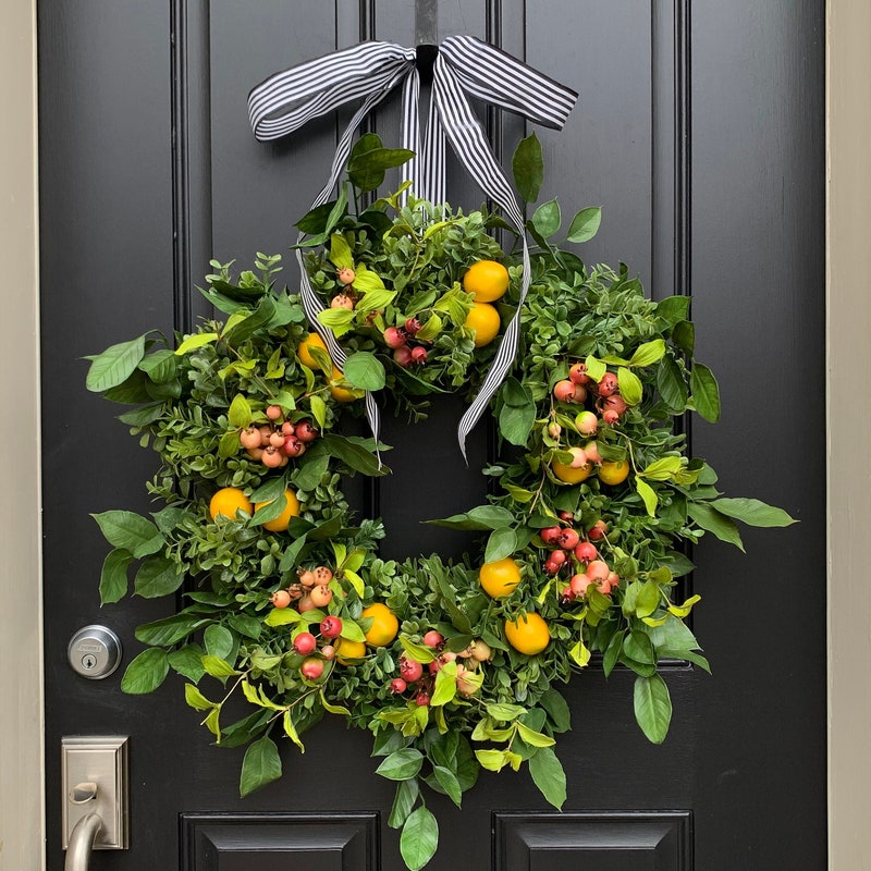 Lemon Wreath - Etsy