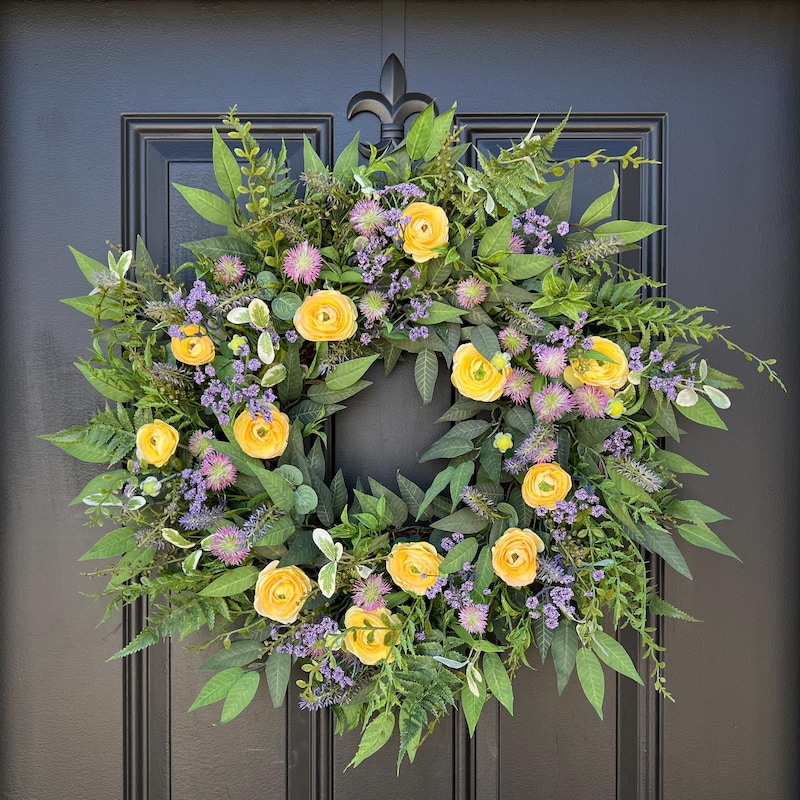 Wire Everyday Door Wreath - Etsy