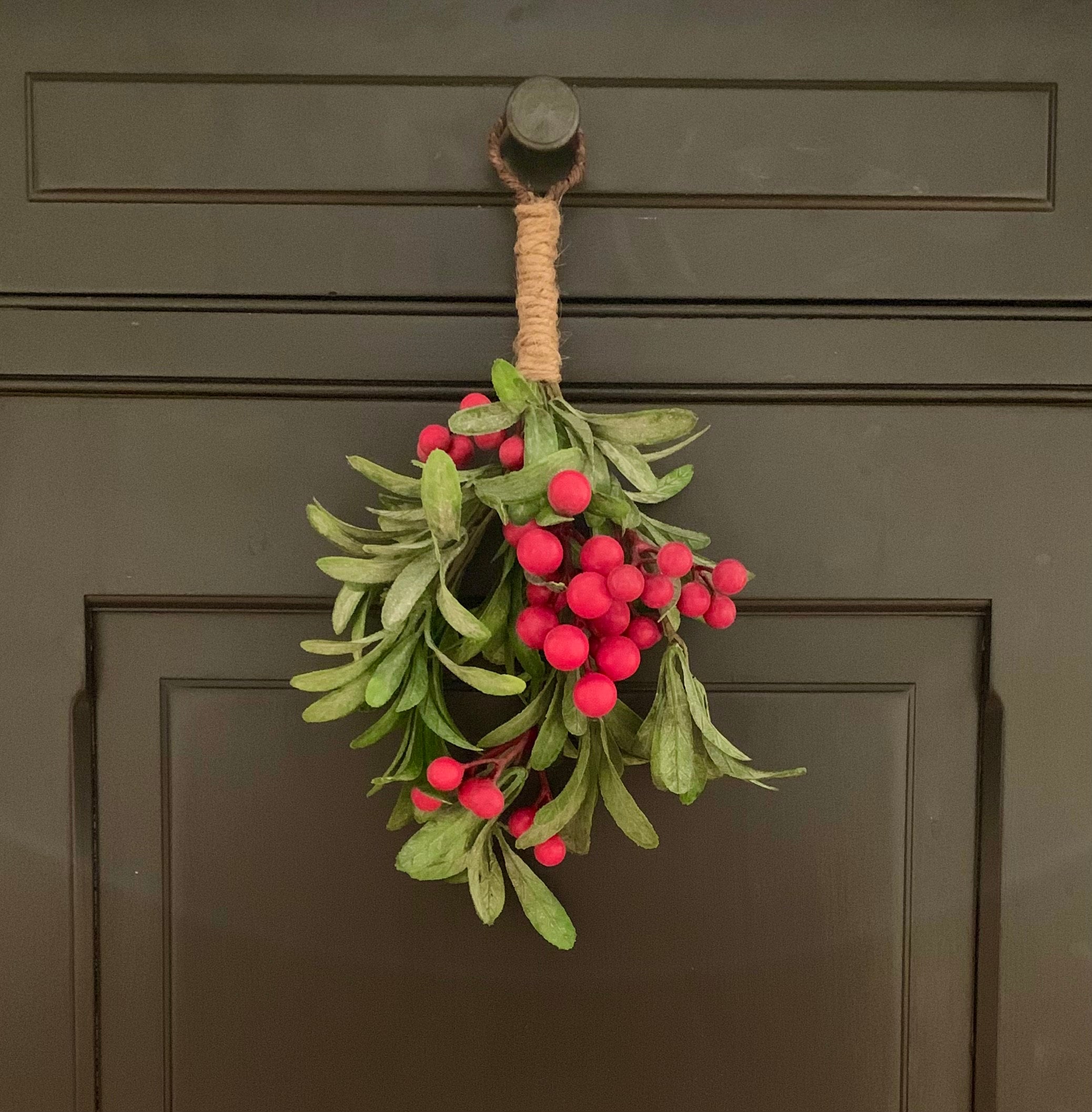 Hanging Christmas Mistletoe