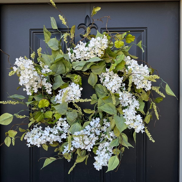 Spring Lilac Wreath - Etsy