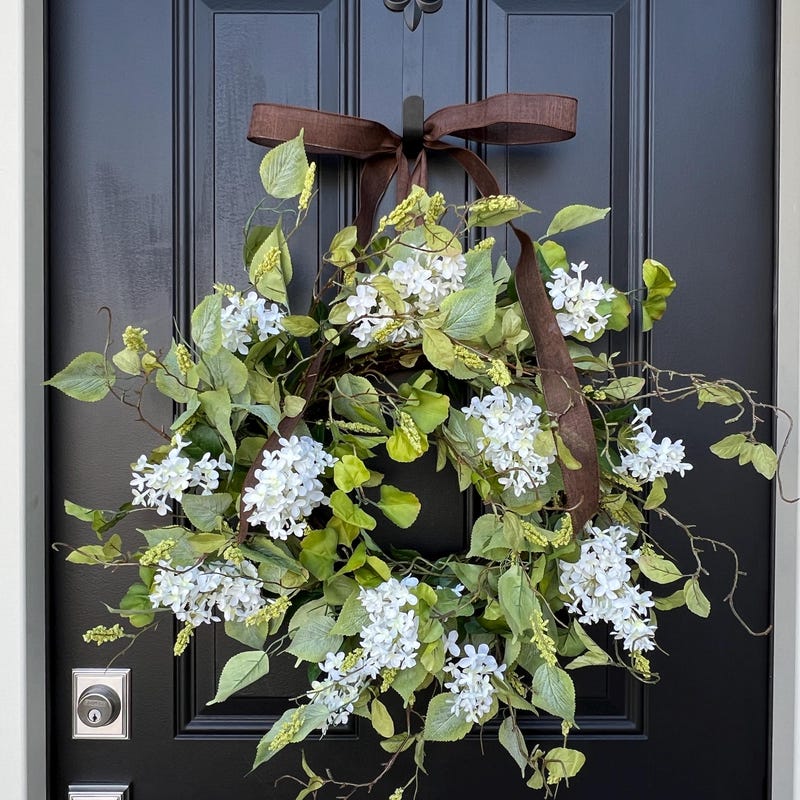 Spring Lilac Wreath - Etsy