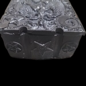 Baphomet Pentagram Trinket Box Decorative Jewelry Keepsake Altar Items ...