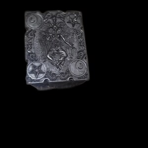Baphomet Pentagram Trinket Box Decorative Jewelry Keepsake Altar Items ...