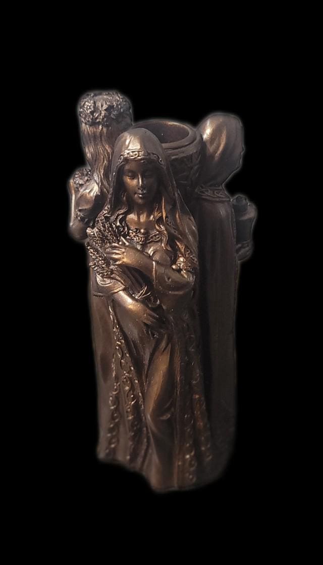 Three Faces of Hecate 6 3/4 Inch Tall Triple Goddess Wiccan Bronze ...