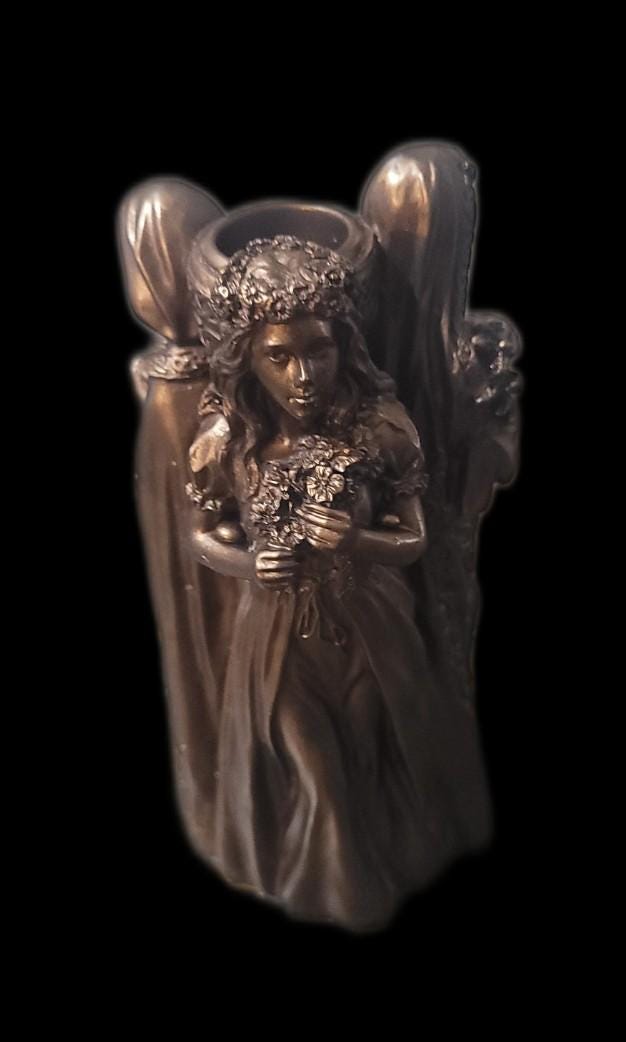 Three Faces of Hecate 6 3/4 Inch Tall Triple Goddess Wiccan Bronze ...