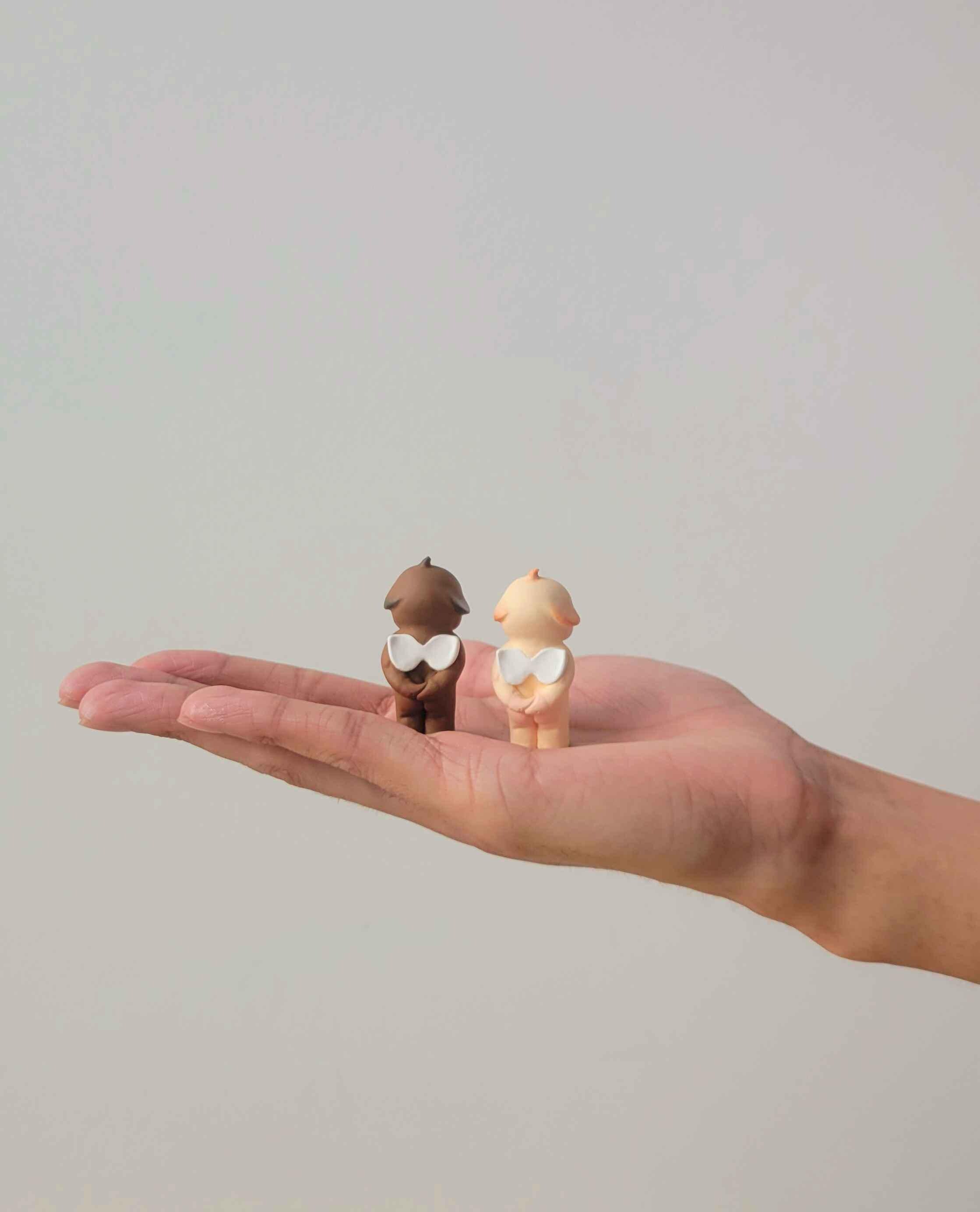 Customizable Handmade Keychain Kewpie Doll - Etsy