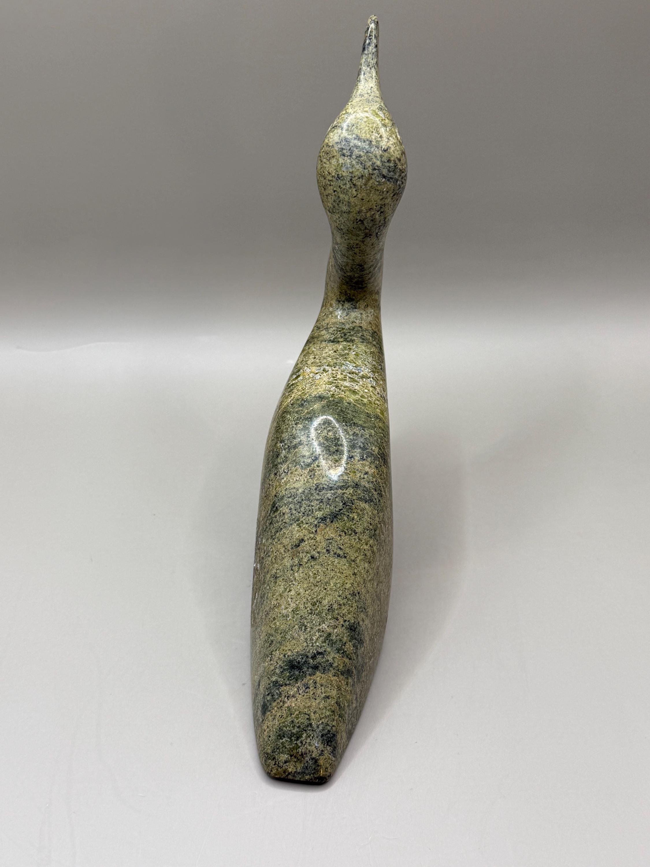 Inuit Carved Serpentine Soapstone Loon - Etsy