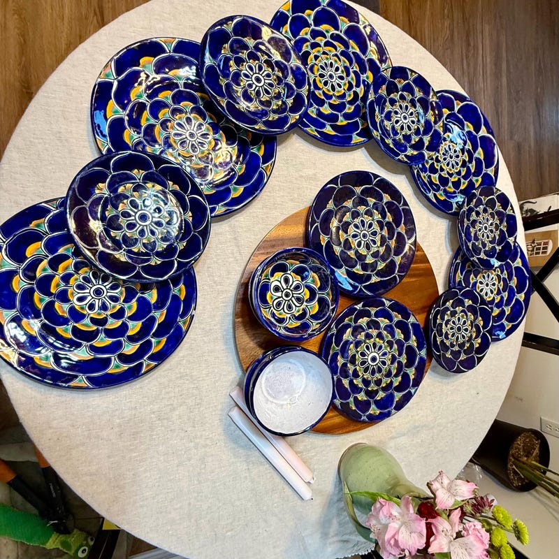 Mexican Dinnerware Plates - Etsy