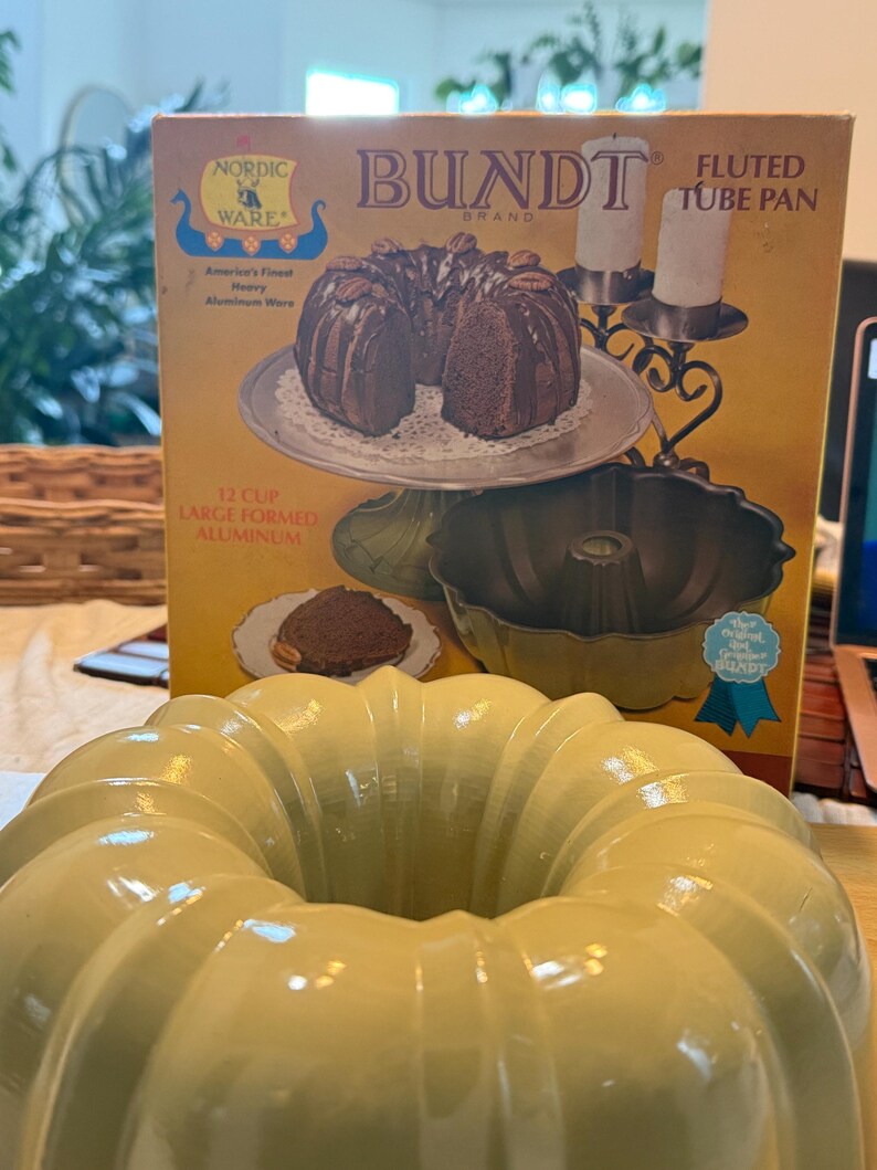 Nordic Ware Bundt Cake Fluted Tube Pan - Etsy
