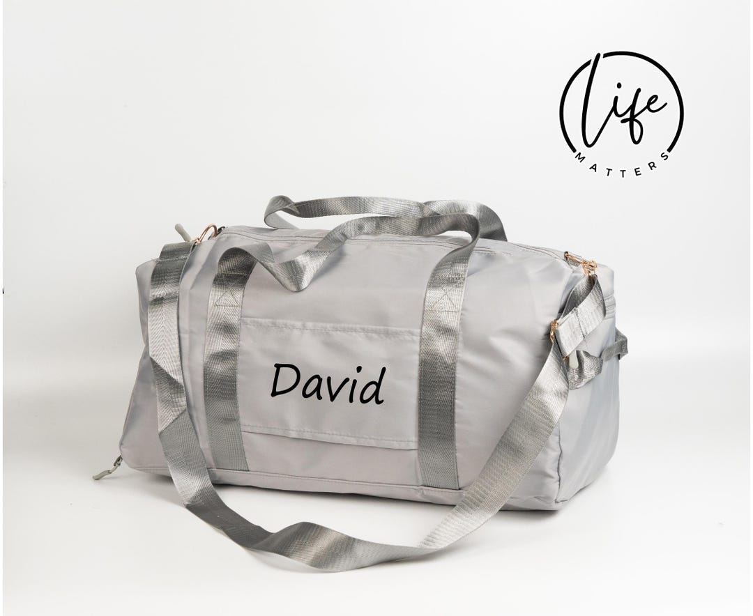 Customized Name Embroidered Duffle Bags, Custom Duffle Bag for Travel ...