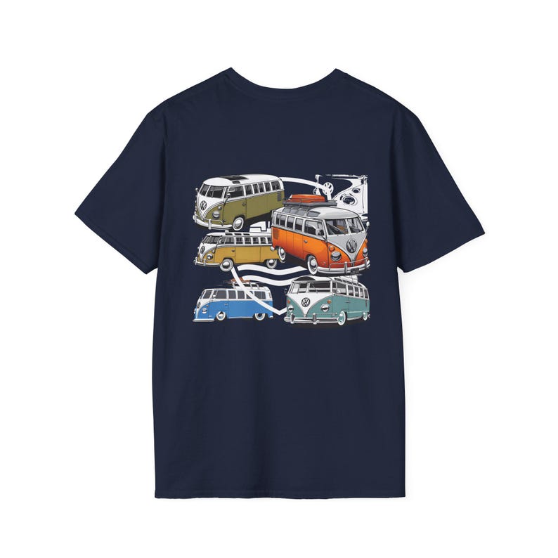 Vintage VW Bus T-shirt, Split Window Volkswagen Tee, Retro Buses Shirt ...