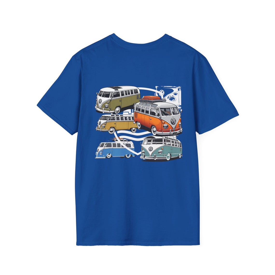 Vintage VW Bus T-shirt, Split Window Volkswagen Tee, Retro Buses Shirt ...