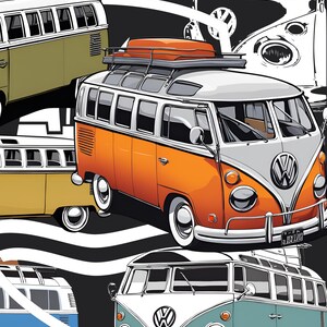 Vintage VW Bus T-shirt, Split Window Volkswagen Tee, Retro Buses Shirt ...