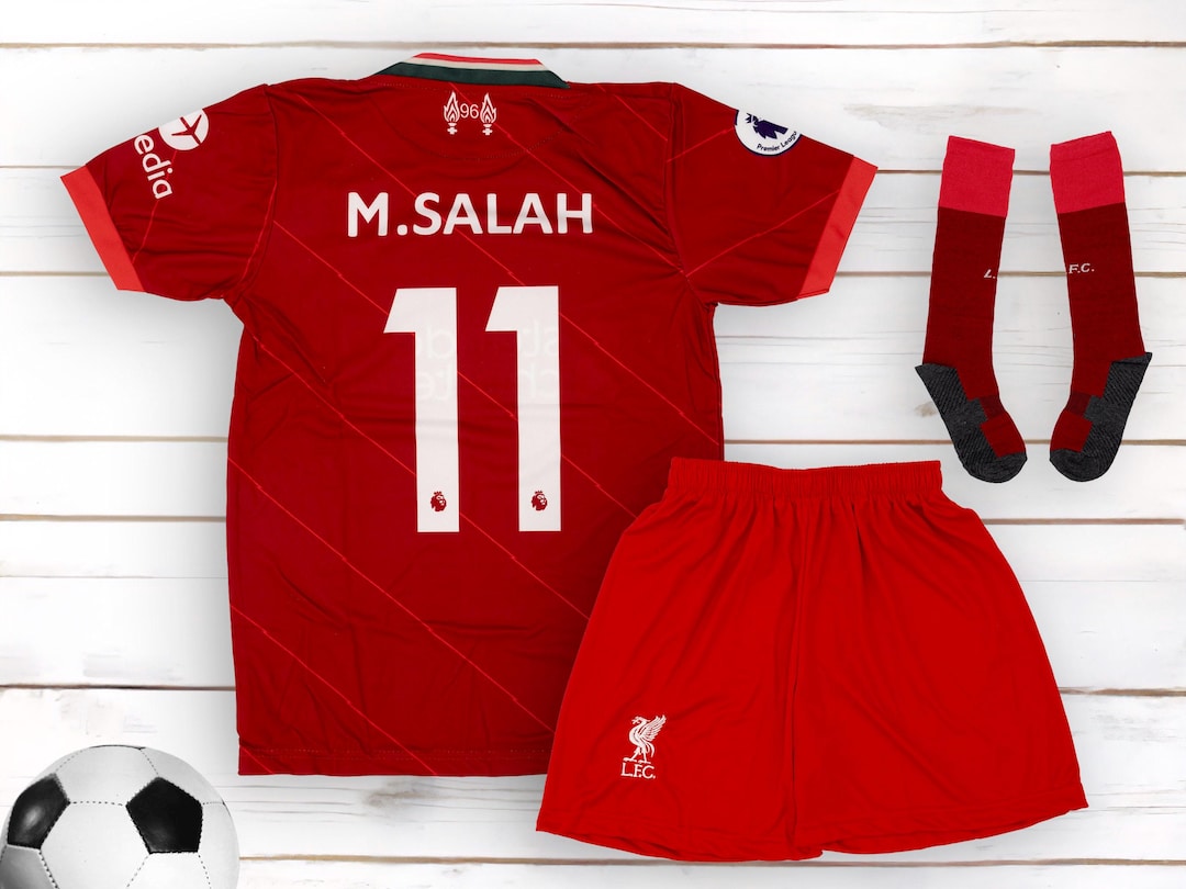 Vintage Retro #11 Salah Red Special New Edition Jersey, Mo Salah ...