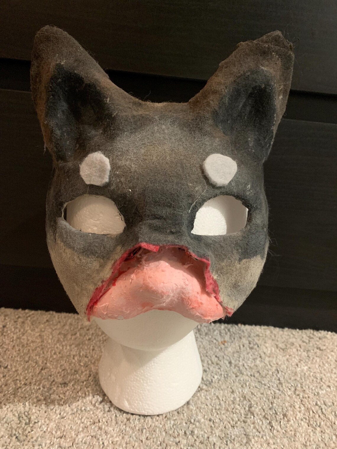 Hurt Wolf Mask - Etsy
