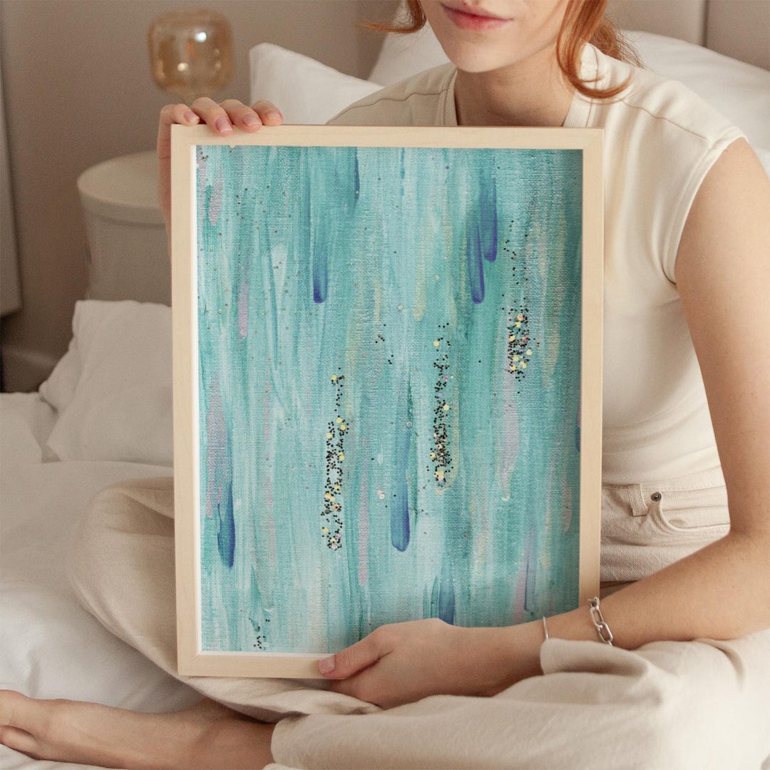 Expect the Rain Christian Art Print: Abstract Prophetic Worship Decor ...