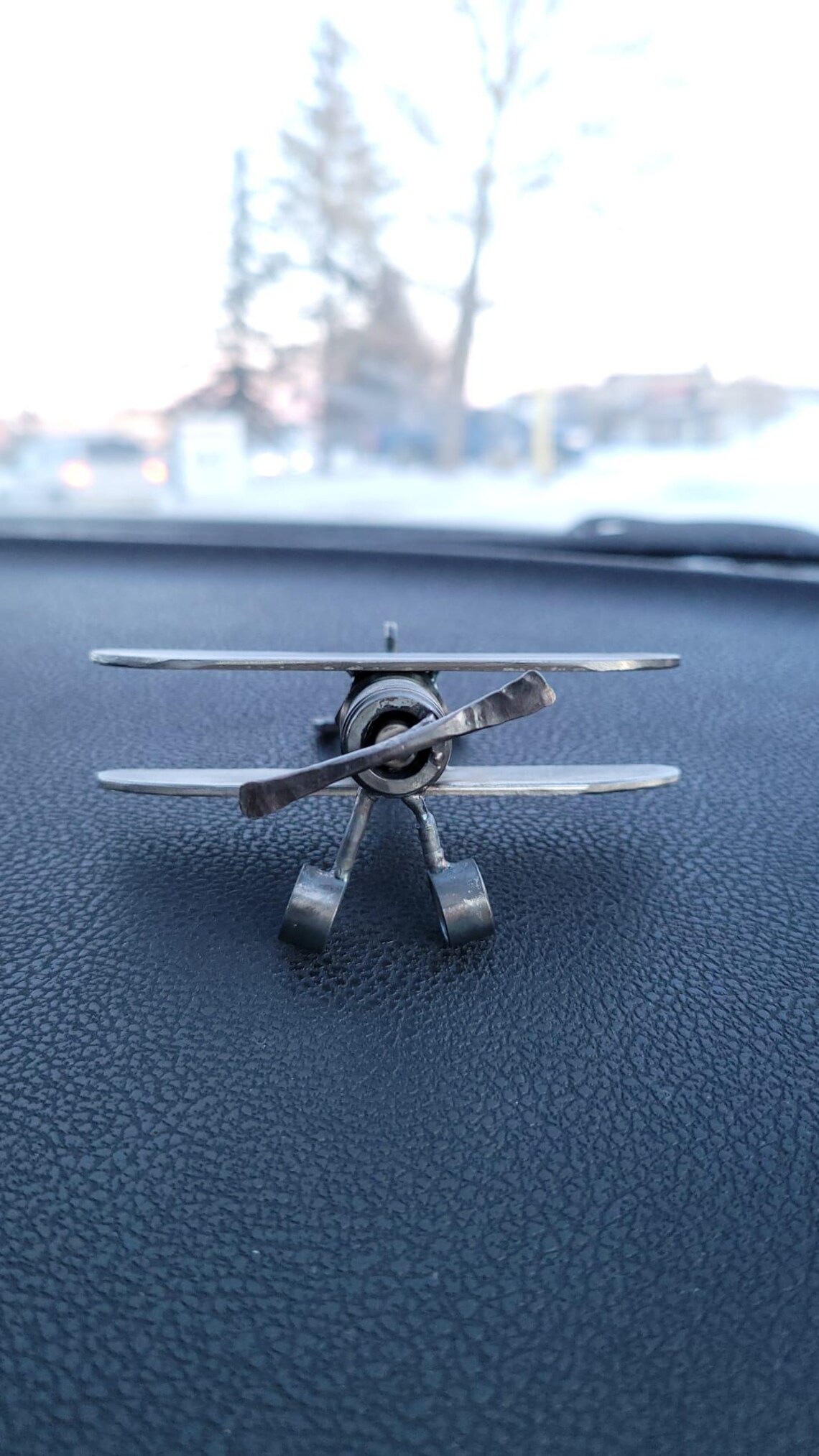 Metal Art Desk Toy Airplane, Handmade, Perfect for Gifts or Office ...