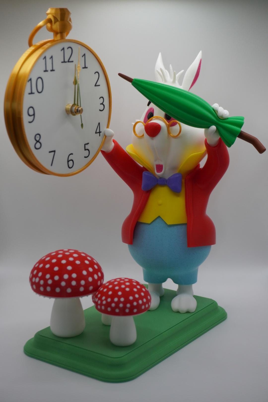 The White Rabbit Clock - Alice and Wonderland - Etsy