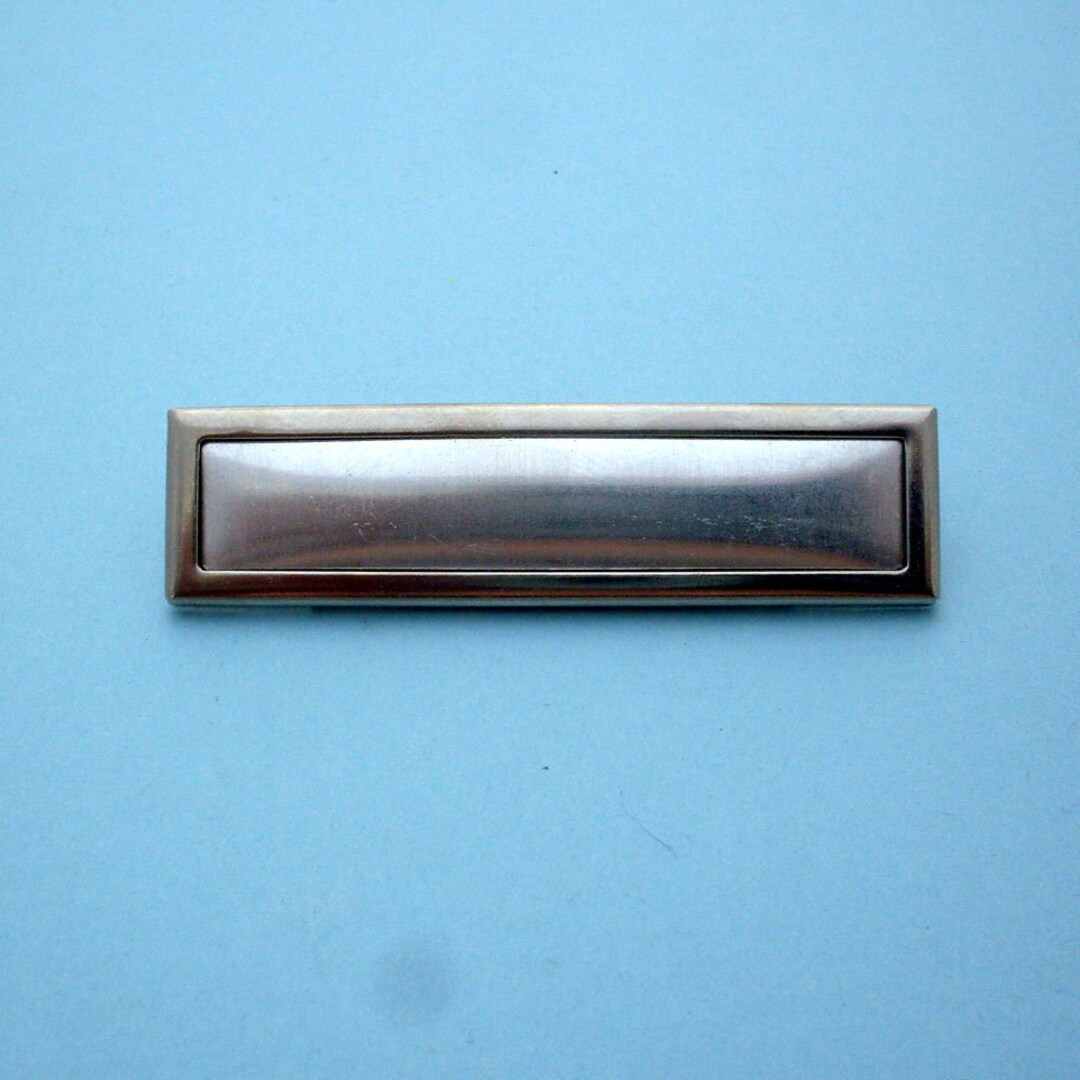 Silver Rectangular Pin Setting Frame Mounting 103ST - Etsy