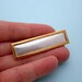 Gold Plated Rectangular Pin Setting Frame Mounting 103G - Etsy