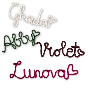 Rope Name Sign, Rope Name for Nursery, Rope Name Art, Nursery ...