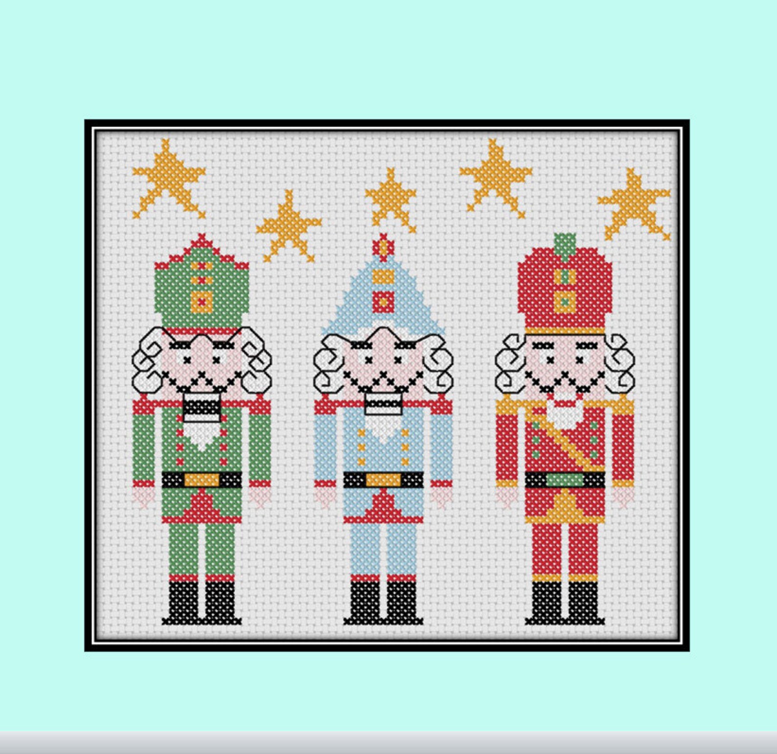 Counted Cross Stitch Embroidery Pattern Design PDF 3 - Etsy