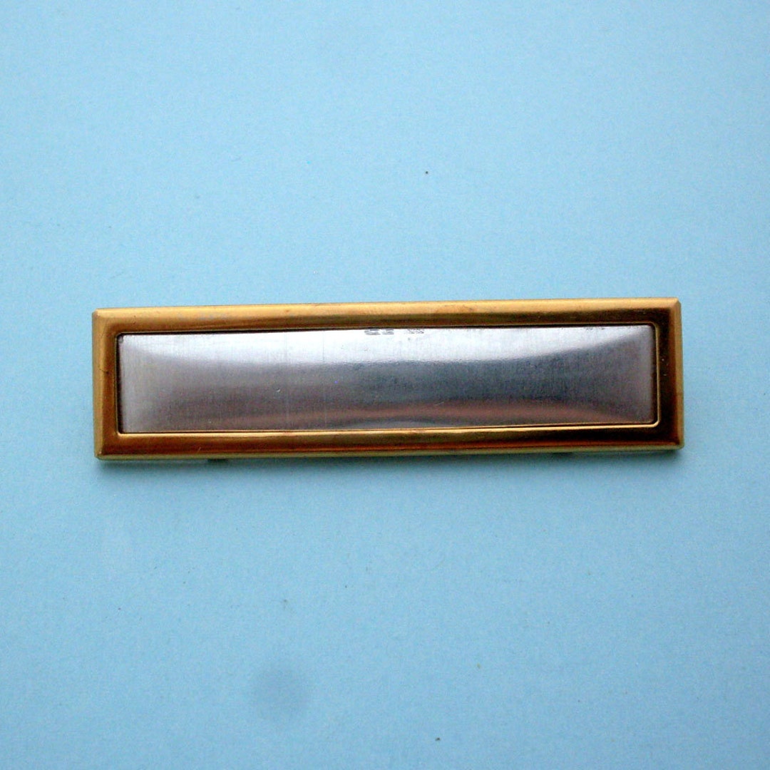 Gold Plated Rectangular Pin Setting Frame Mounting 103G - Etsy